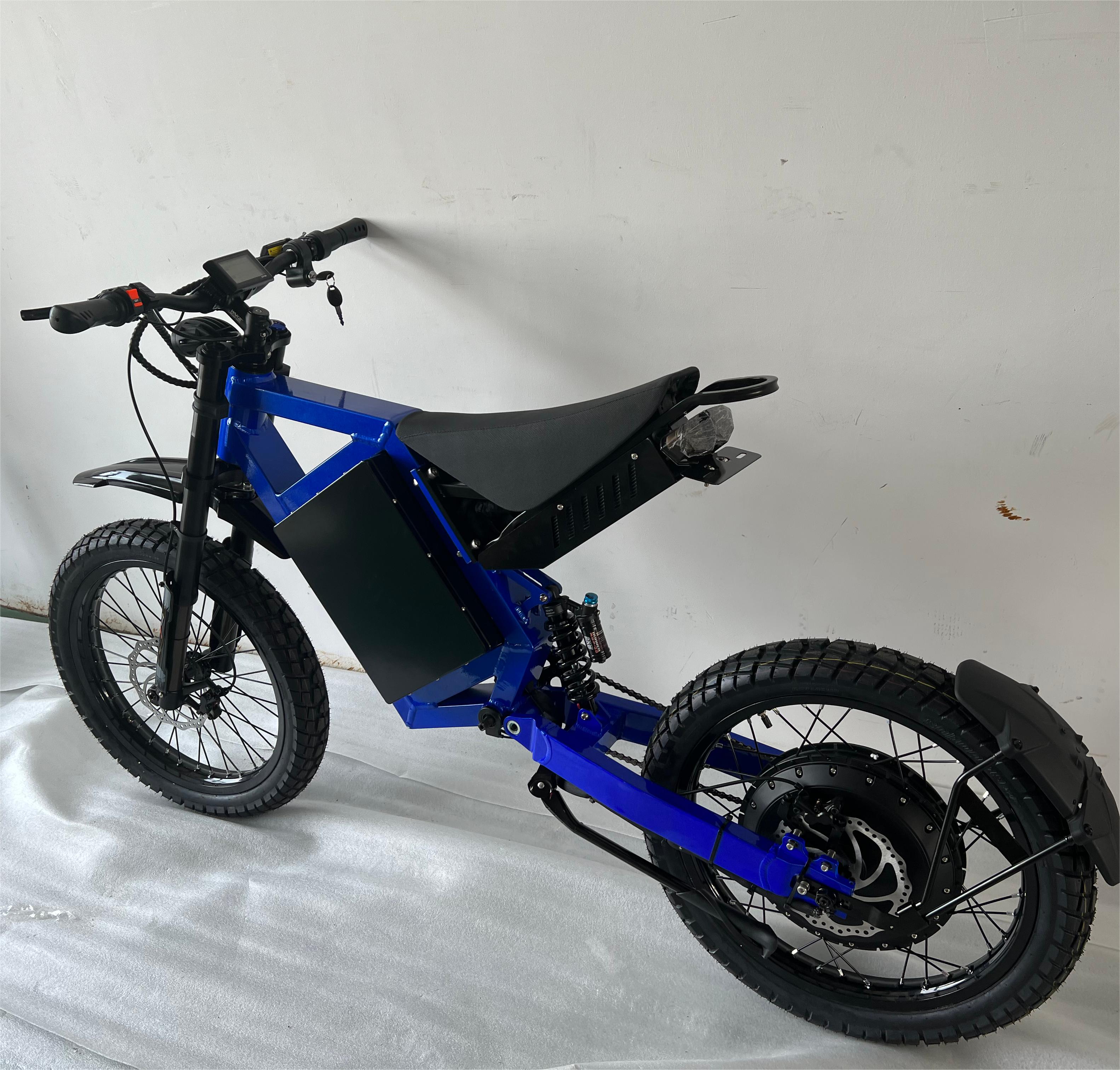 High Speed Adult 100km/h Stealth Bomber E-Bike 72V 40AH Off-road bike ...